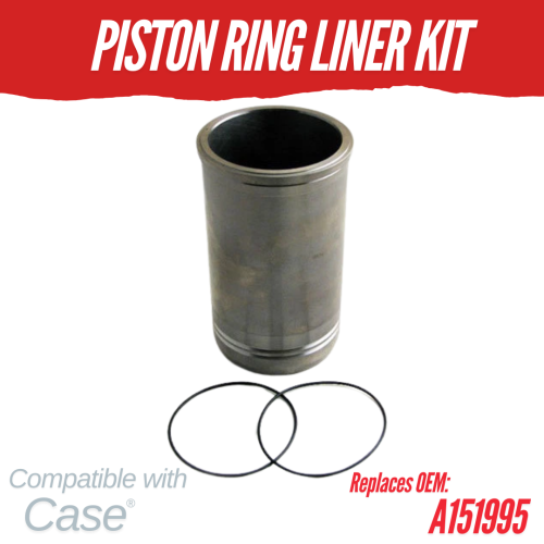 CASE 188 CID DIESEL LATE PISTON RING LINER KIT 4.537