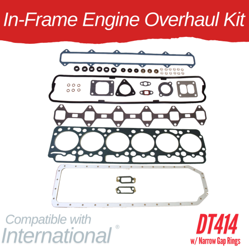 INTERNATIONAL / NAVISTAR DT414 INFRAME ENGINE OVERHAUL KIT - 915 1066 ...